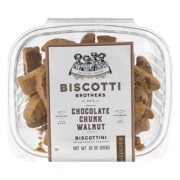 Artisanal Bakers Biscotti Brothers Chocolate Chunk Walnut Biscottini ...